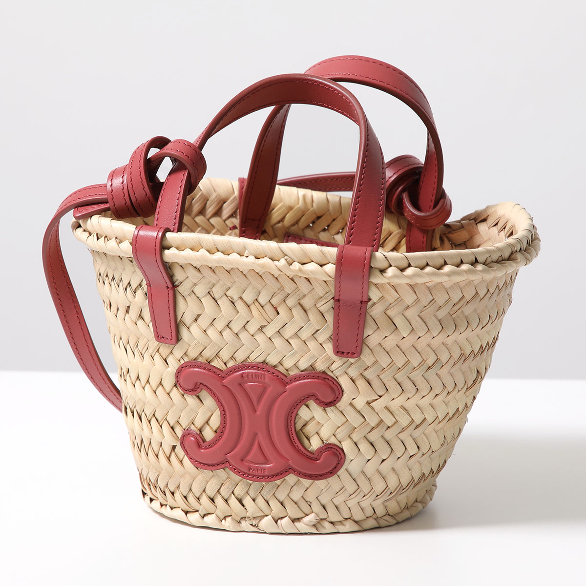 【楽天市場】CELINE セリーヌ かごバッグ Mini Triomphe ミニ トリオンフ 10J392EH6.27LK レディース ...