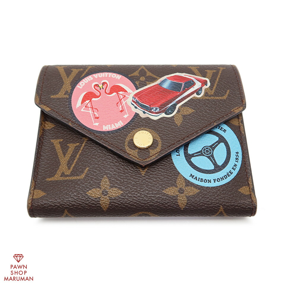 【楽天市場】LOUIS VUITTON ルイ ヴィトン モノグラム ポルトフォイユヴィクトリーヌ ニコラジェスキエール M62151 ...