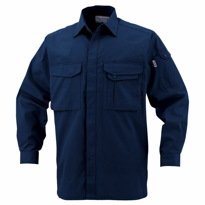 【楽天市場】【co-cos】 コーコス J-568 製品制電長袖シャツ：メガワーク仕事着屋