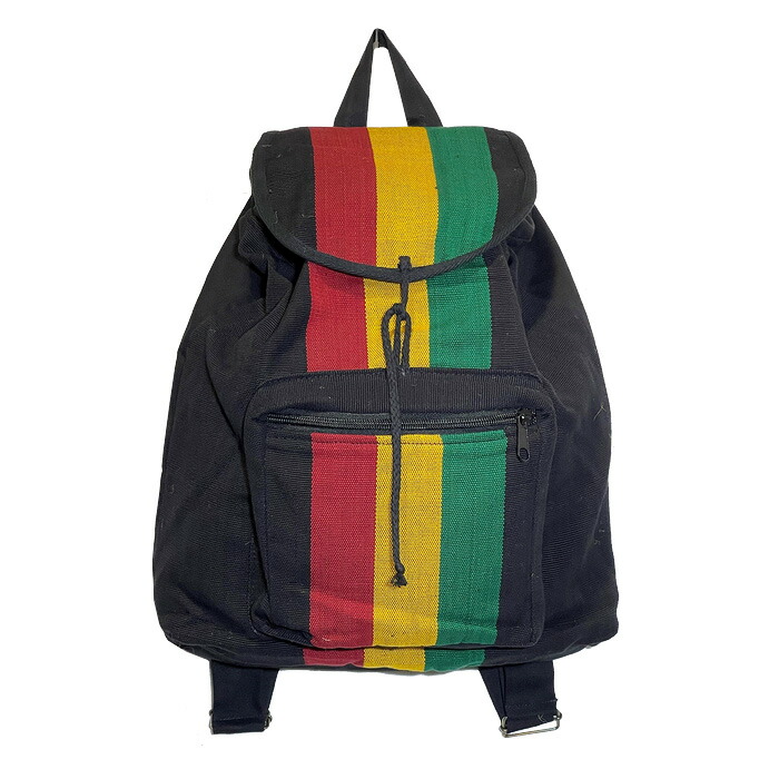 【楽天市場】ラスタストライプ・バックパック（グアテマラ製 ・手作り）Classic Rasta Backpack / GUATEMALART ...