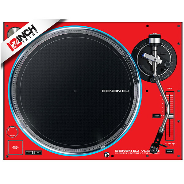 【楽天市場】12inch SKINZ / Denon VL12 Prime Turntable SKINZ (Red) ペア 【VL12 ...