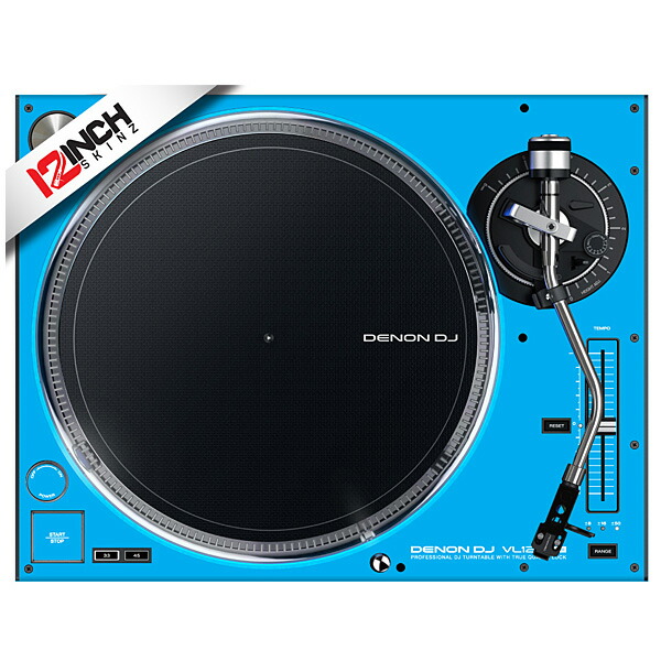 【楽天市場】12inch SKINZ / Denon VL12 Prime Turntable SKINZ (Lite Blue) ペア ...