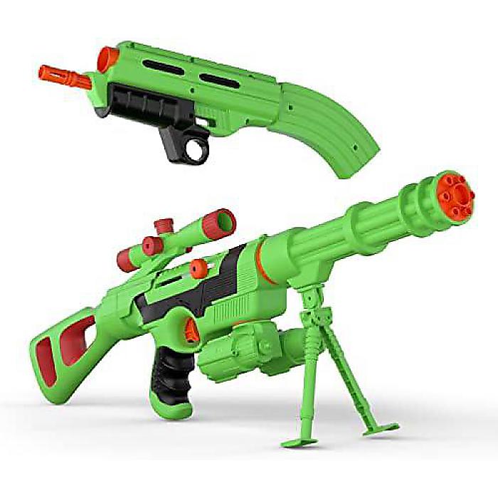 【楽天市場】Ourlife Toy Gun, Magnetic Assembly, Simulated Gunshots, 100 ...