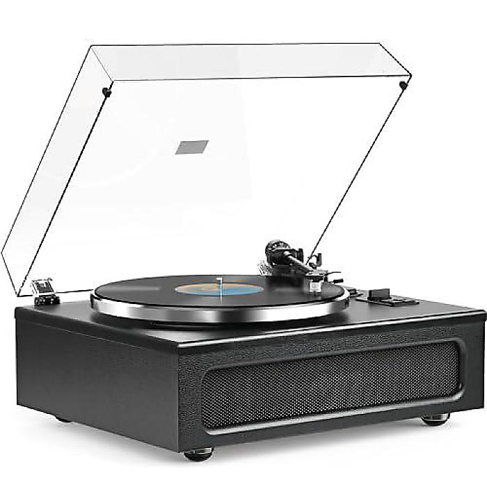 【楽天市場】All-in-One Record Player High Fidelity Belt Drive Turntable for ...