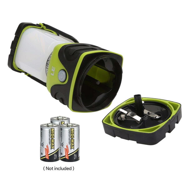 【楽天市場】LE(Lighting EVER) / LED Camping Lantern 1000lm 調光機能付 LED ランタン 電池式 ...
