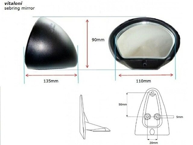 MICK CORPORATION | Rakuten Global Market: vitaloni vitalini Sebring mirror