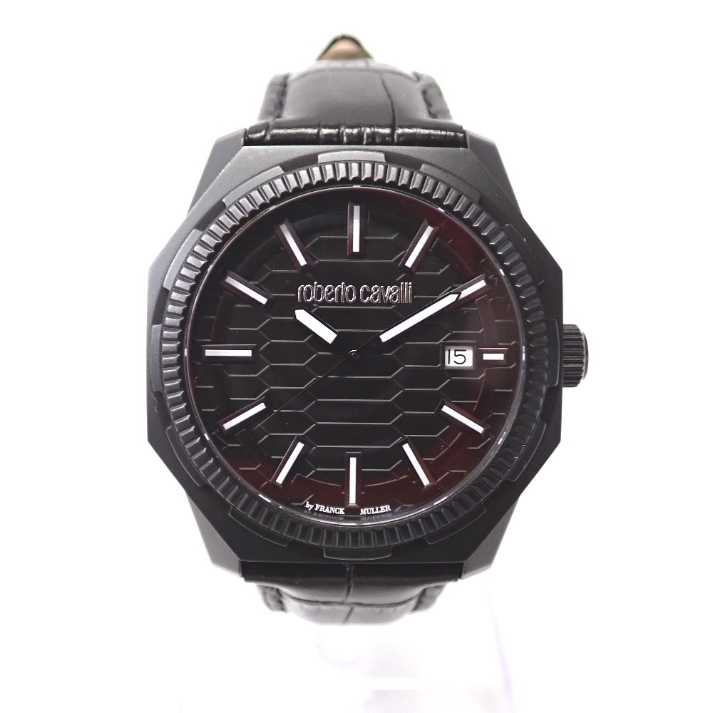 【楽天市場】ロベルトカバリ 腕時計 RV1G025L0091 ブラック文字盤【質みなみ・二又瀬店】【質屋】 Roberto Cavalli ...