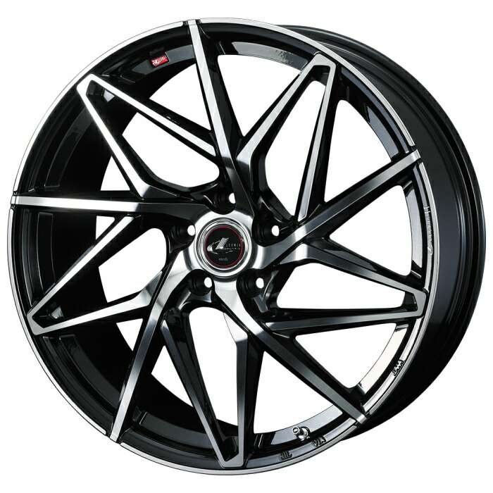 【楽天市場】BRIDGESTONE BLIZZAK VRX3 205/65R16 95Q LEONIS IT PBMC 16インチ 6.5J+40 5H-114.3 スタッドレス 4本セット ...