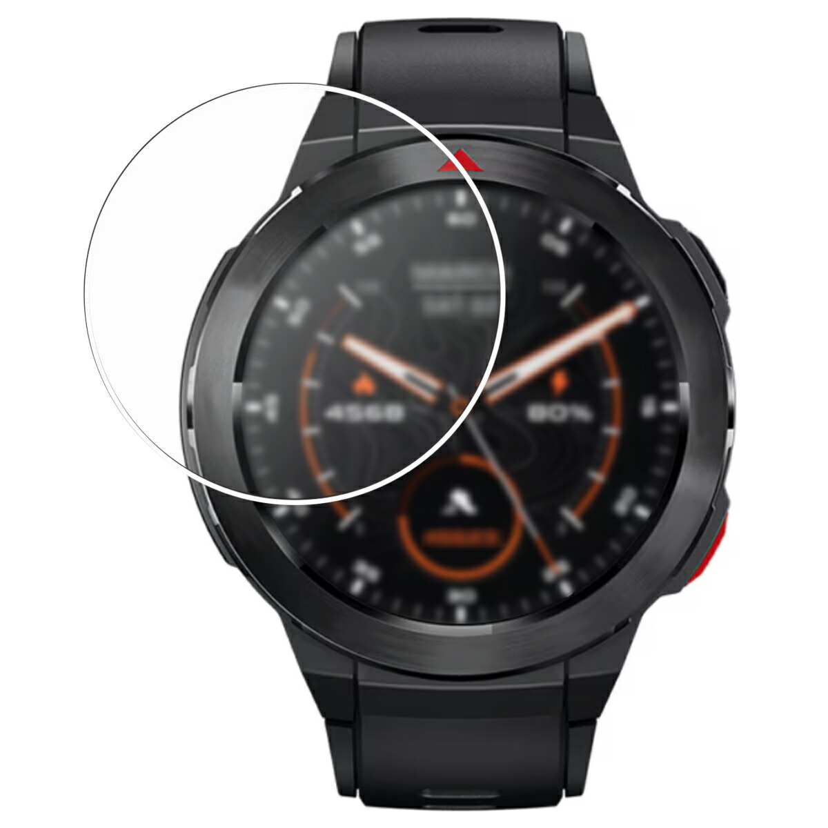 【楽天市場】【4枚セット】Mibro GS Pro 用 超撥水 すべすべ 抗菌 抗ウイルス クリア タイプ 液晶 保護 フィルム ★ ミブロ ...