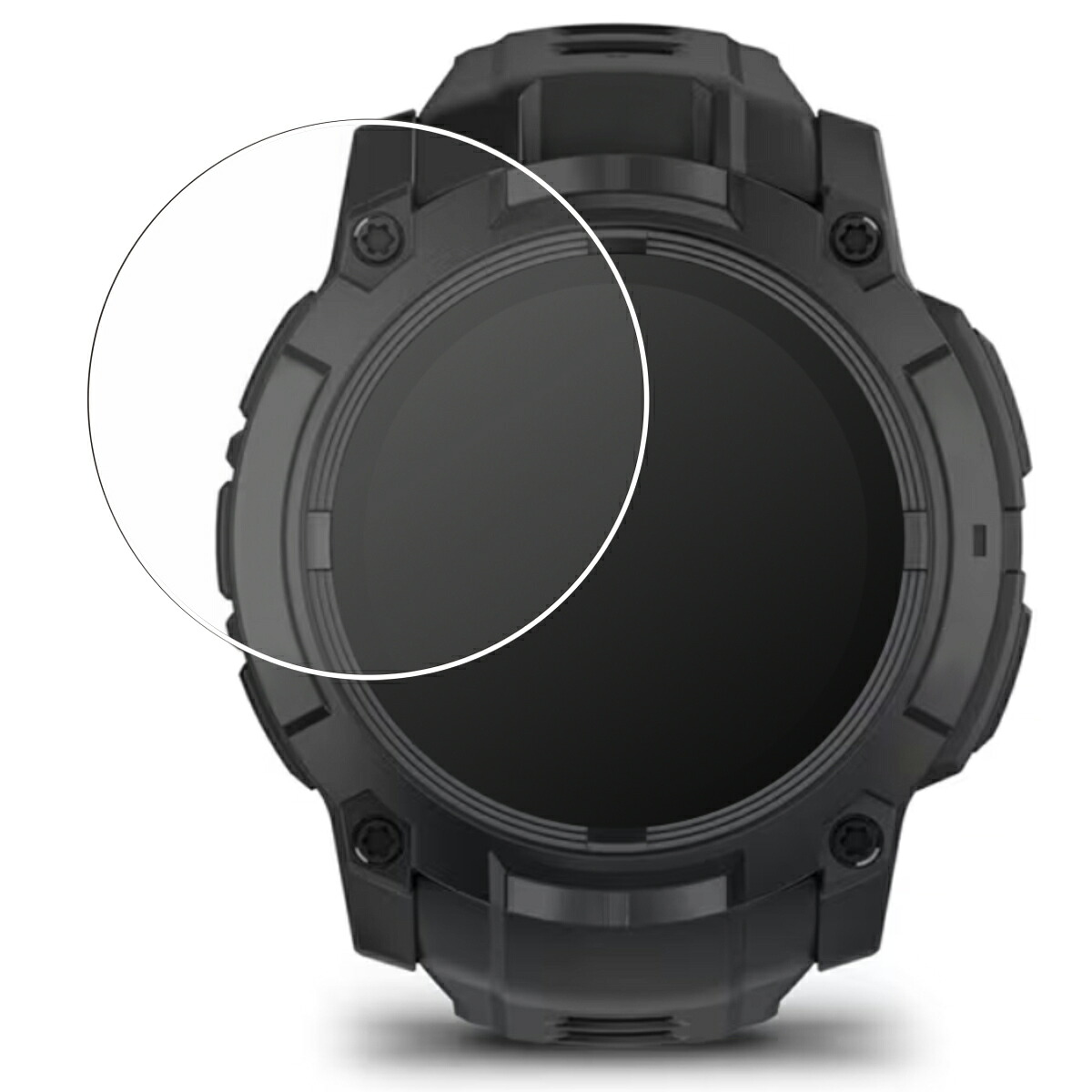 【楽天市場】【2枚セット】GARMIN Instinct 3 AMOLED Tactical 50mm 用 超撥水 すべすべ 抗菌 抗ウイルス ...