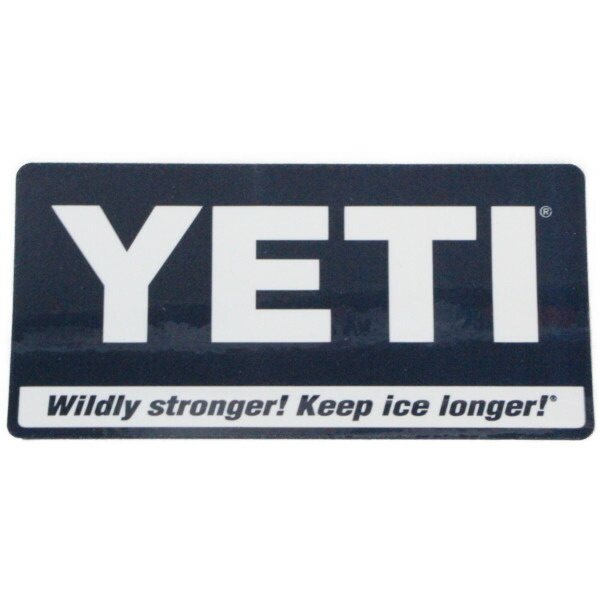 【楽天市場】【期間限定ポイント10倍】イエティ ロゴ ステッカー YETI LOGO STICKER 光沢 シール デカール クーラー ...