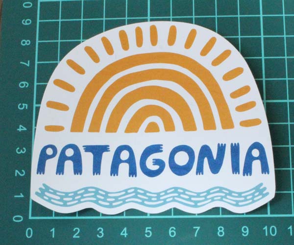 【楽天市場】訳あり パタゴニア ノー ダムズ ステッカー Patagonia NO DAMS STICKER 太陽 ダム 水 シール デカール ...