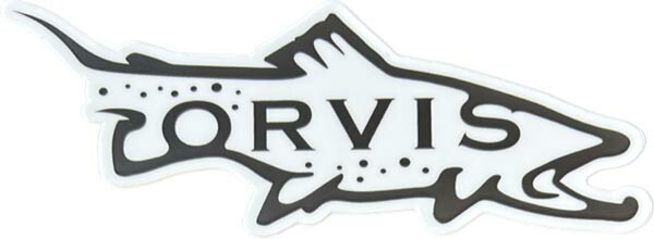 【楽天市場】オービス ステッカートラウト 白 黒 ORVIS STICKER TROUT シール フライ フィッシング 鱒 リール FLY ...