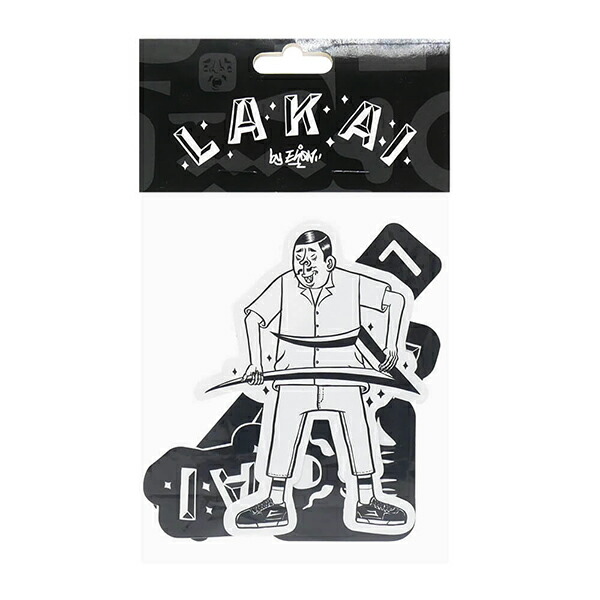【楽天市場】LAKAI (ラカイ) ステッカー シール セット LAKAI ESOW STICKER PACK ASSORTED スケボー ...
