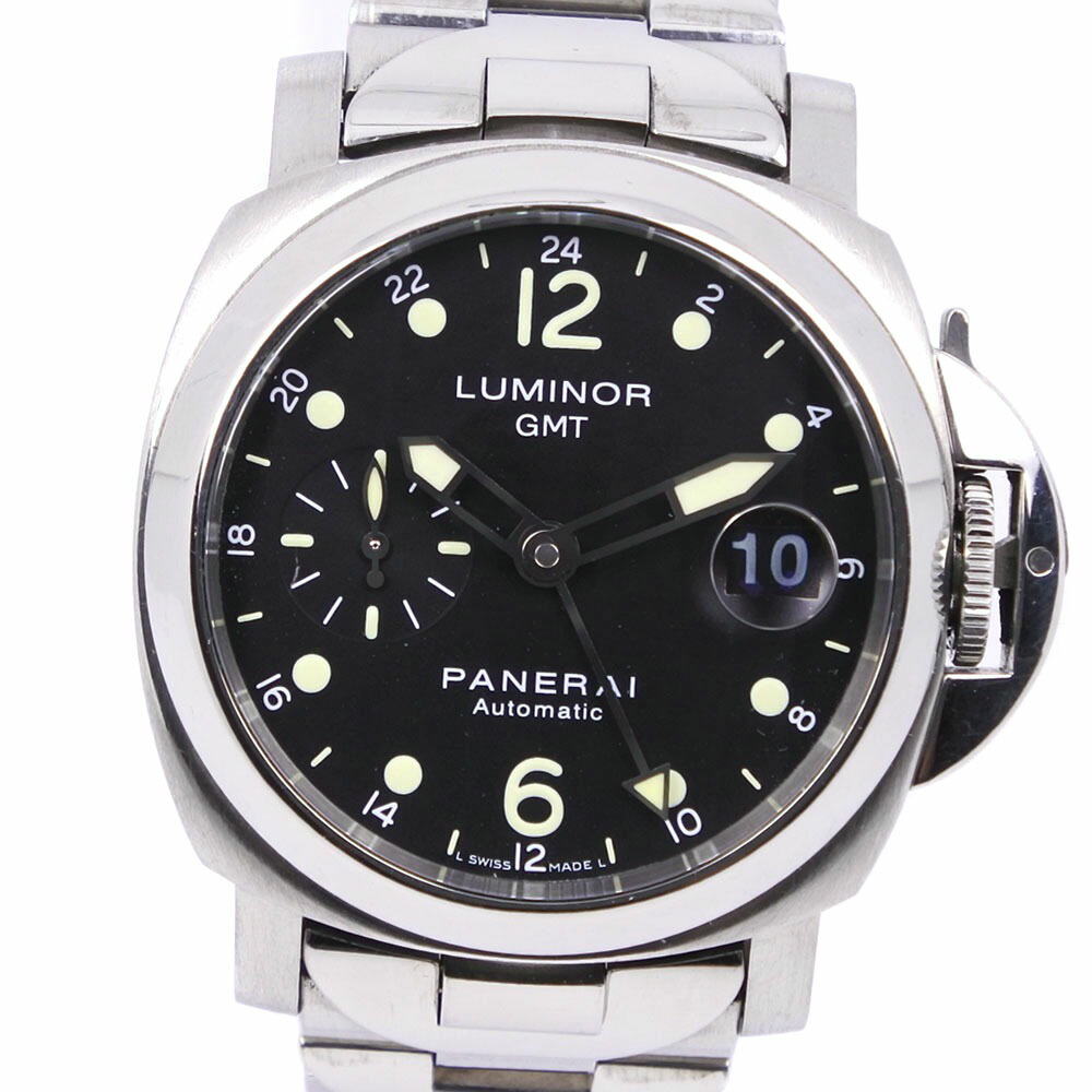 【楽天市場】パネライ PANERAI ルミノール 腕時計 8デイズ GMT PAM00160/OP6594 ステンレススチール シルバー 自動 ...