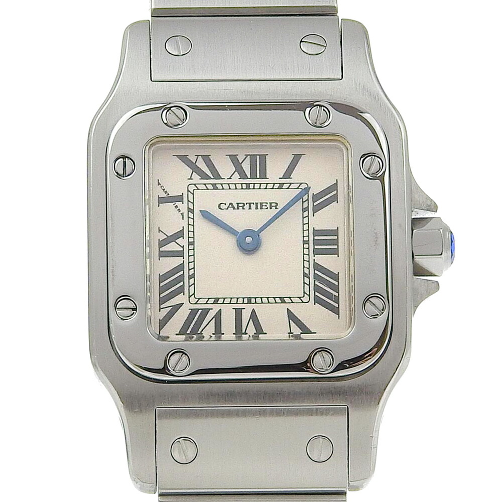 【楽天市場】カルティエ CARTIER サントスガルベSM 腕時計 cal.157 W20056D6 1565 ステンレススチール スイス製 ...