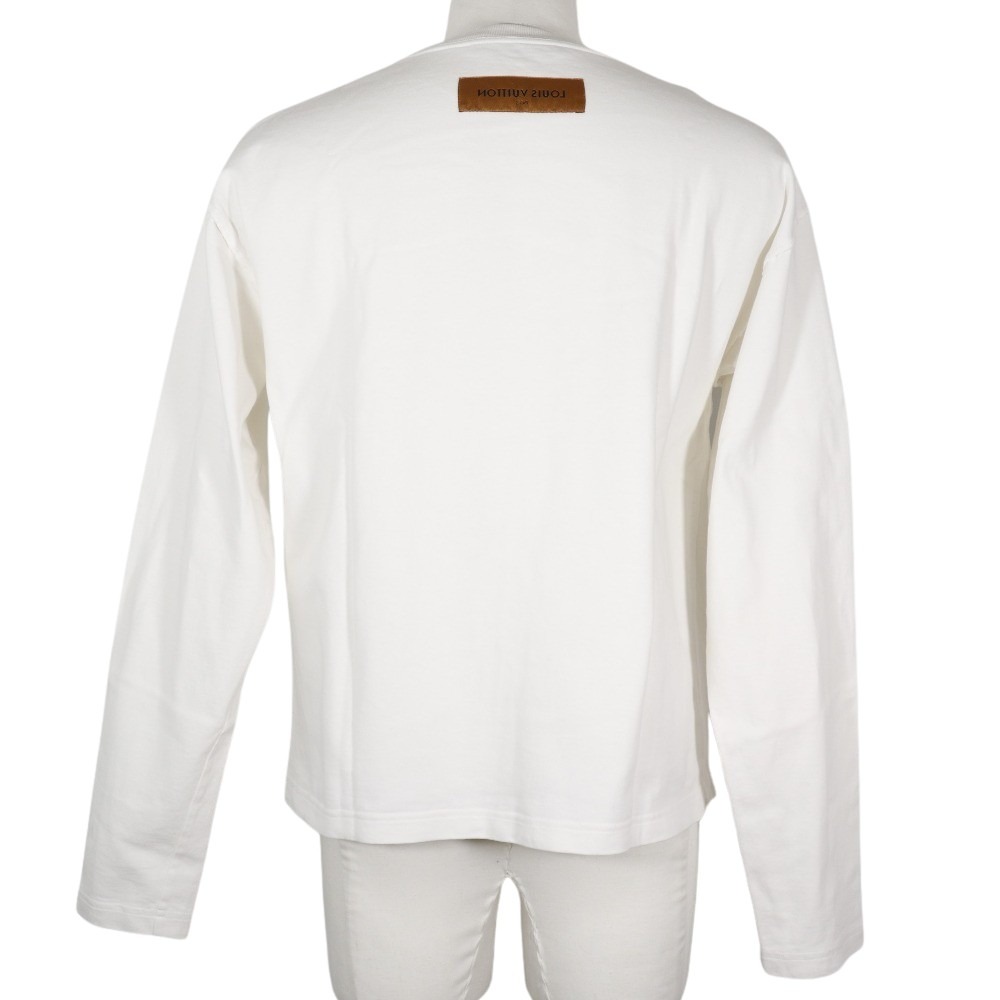 【楽天市場】ルイ・ヴィトン LOUIS VUITTON インサイド アウト 長袖Tシャツ 19SS RM191 JYN HGY88W コットン イタリア製 白 Inside Out メンズ ...