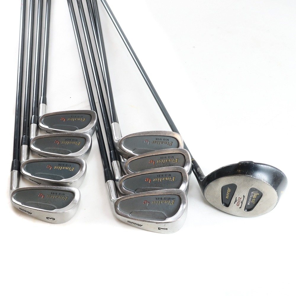 【楽天市場】ミズノ MIZUNO Finalist le MID SIZE アイアン8本セット + ゴルフクラブ T-ZOID 1HD ...