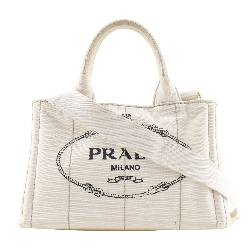 【楽天市場】プラダ PRADA カナパトート ハンドバッグ 2WAYショルダー B2349G キャンバス GREZZO 白 斜め掛け 肩掛け 手提げ 2way A5 オープン Canapa ...