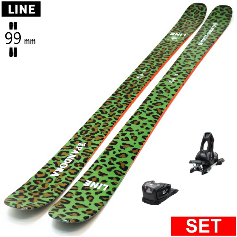 【楽天市場】[センター幅99mm 163cm|170cm]LINE PANDORA 99 ｶﾗｰ:CAMO+ATTACK 11LYT ライン ...