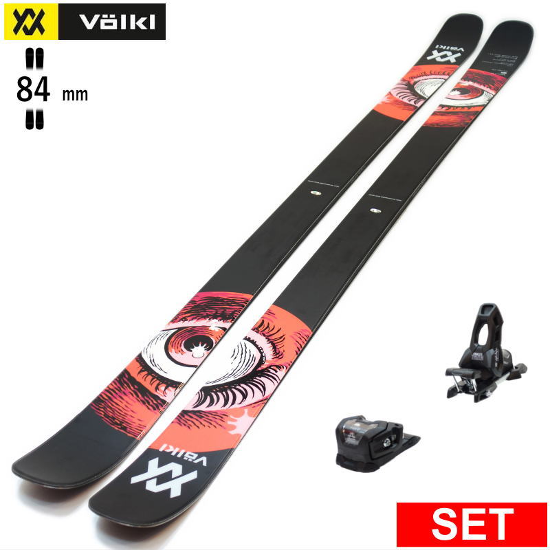 【楽天市場】VOLKL REVOLT 84+ATTACK 11LYT フォルクル 型落ち旧モデルスキー板セット フリースキー ...