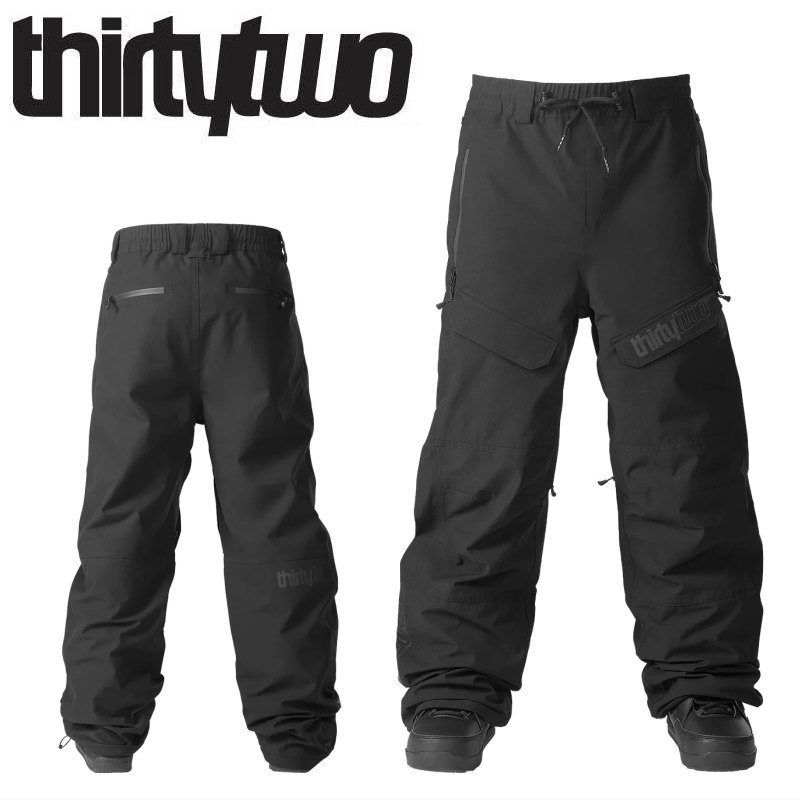 【楽天市場】23-24 THIRTYTWO SWEEPER XLT PNT ｶﾗｰ:BLACK Lｻｲｽﾞ サーティツー オーバーサイズパンツ ...