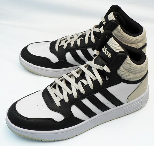 【楽天市場】【アディダス30cm】【送料込】フープス 3.0 ミッド：白×黒×グレー(IH0157 HOOPS 3.0 MID)：ビッグサイズ ...