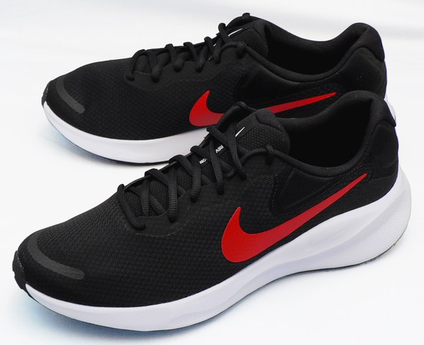 【楽天市場】【ナイキ31cm】【送料込】レボリューション7：黒×赤(FB2207 003 REVOLUTION 7)：ビッグサイズ：大きい ...