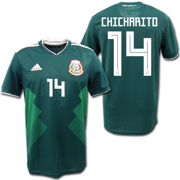 【楽天市場】【ネームナンバー無料！】 2018 メキシコ代表 ホーム（緑） adidas：O.K.A.フットボール