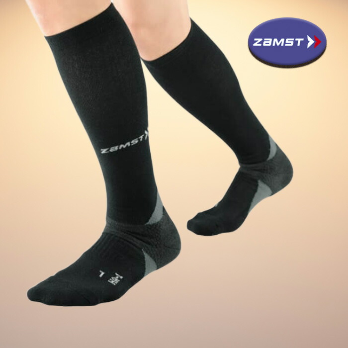 【楽天市場】ZAMST（ザムスト） コンプレッションソックス 足底アーチ 段階着圧設計 両足入り HA-1 ザムスト サポーター：オンユアマークダッシュ楽天市場店