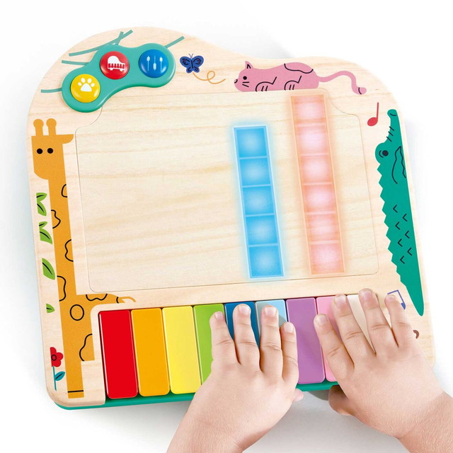 【楽天市場】【送料無料】 Hape(ハペ) E0635 光る！ピクセルアートピアノ：トイスタジアム1号店