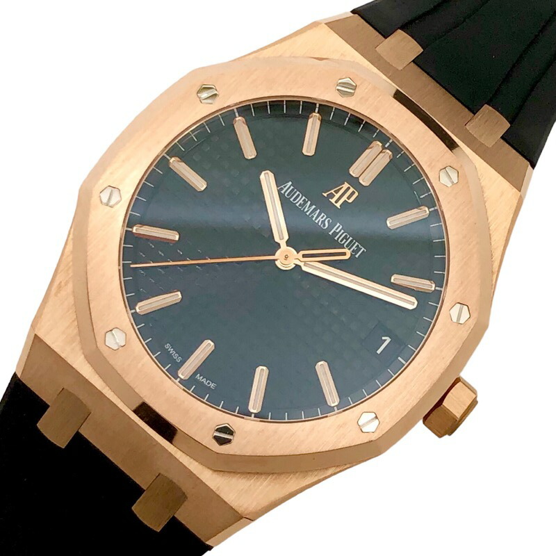 【楽天市場】オーデマ・ピゲ AUDEMARS PIGUET ロイヤルオーク 15500OR.OO.D002CR.01 ブラック文字盤 ...