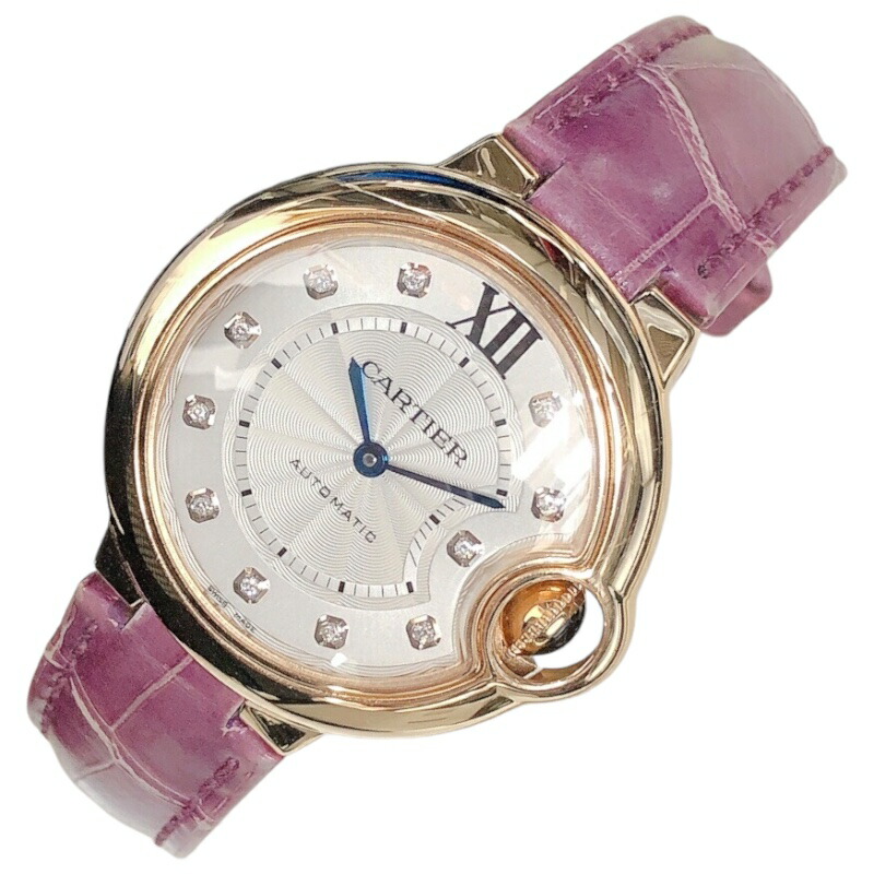 【楽天市場】カルティエ Cartier バロンブルー ドゥ カルティエ 33mm WE902063 K18ピンクゴールド レディース 腕時計 ...