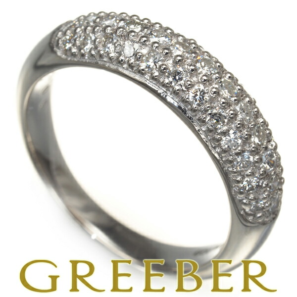 【楽天市場】スタージュエリー リング ダイヤ ダイヤモンド 0.60ct パヴェ 10号 Pt900 Diamond Ring 指輪 【中古】BLJ：グリーバー