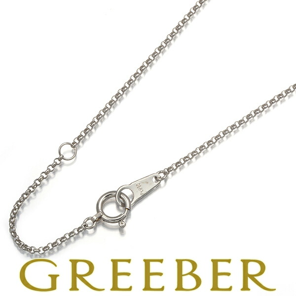 【楽天市場】★ポイント5倍対象商品★ エスカルゴ チェーンネックレス 38cm Pt850 Necklace 【中古】GENJ：グリーバー