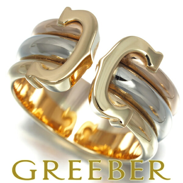 【楽天市場】【要獲得！先着順最大3万円クーポン！】Cartier カルティエ リング 2C ドゥーブルC C2 スリーカラー LM 51号 ...