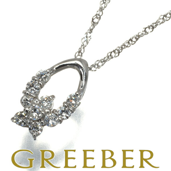 【楽天市場】ダイヤ ダイヤモンド 0.20ct ネックレス Pt900/Pt850 【中古】GENJ：グリーバー