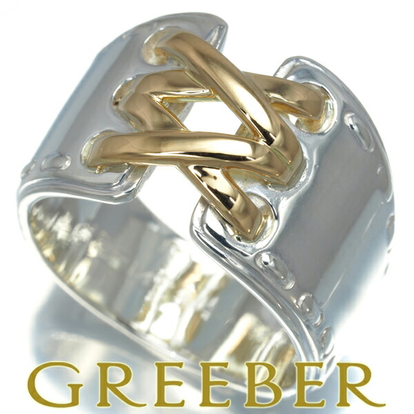 【楽天市場】HERMES エルメス リング メキシコ 51号 K18YG/シルバー 925 Ring 指輪 【中古】BLJ：グリーバー