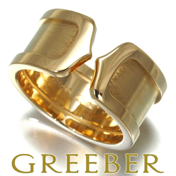 【楽天市場】カルティエ リング 2C ドゥーブルC C2 LM 54号 K18YG 【中古】BLJ：グリーバー