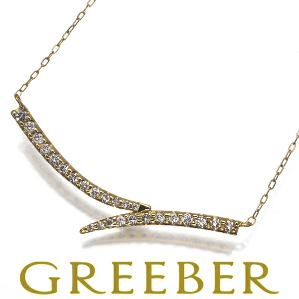 【楽天市場】ダイヤ ダイヤモンド 0.30ct ネックレス K18YG Necklace【中古】GENJ：グリーバー