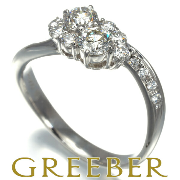 【楽天市場】ブルーリバー リング ダイヤ ダイヤモンド 0.70ct 12号 Pt900 Diamond Ring 指輪 【中古】BLJ/GENJ：グリーバー