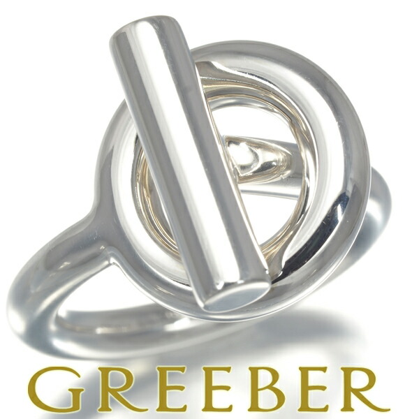 【楽天市場】HERMES エルメス リング エシャペ MM 51号 シルバー 925 指輪 【中古】BLJ：グリーバー