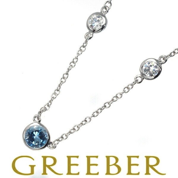 【楽天市場】★スーパーSALE特別価格★【要獲得！先着順最大3万円クーポン！】 Tiffany&Co. ティファニー ネックレス アクアマリン ...