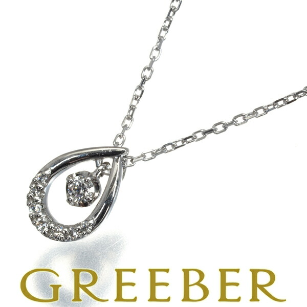 【楽天市場】ヴァンドーム ネックレス ダイヤ ダイヤモンド スウィング ティアドロップ 揺れる Pt950/Pt850 Necklace ...