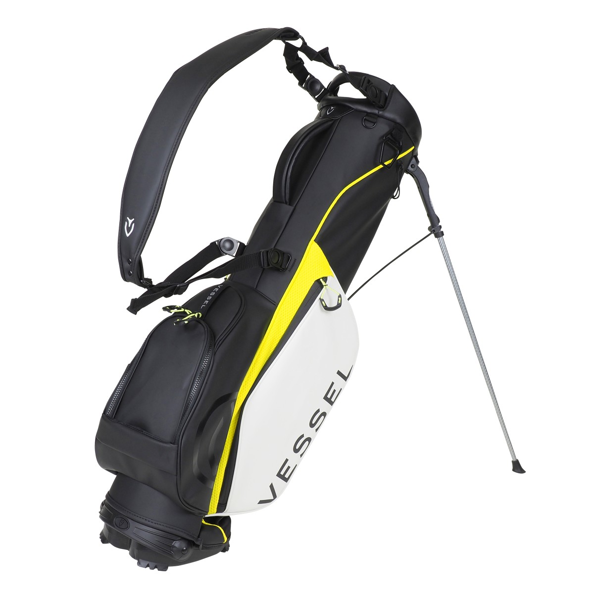 【楽天市場】2021年モデル/新色/VESSEL VLX Stand Caddybag Citrine/Iridiumベゼル VLX キャディ ...