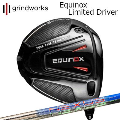 【楽天市場】カスタムクラブ グラインドワークス イクイノックス リミテッド ドライバー スチールファイバー ネクサス ブルー/ブラック ...