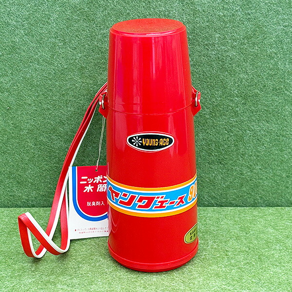 【楽天市場】【新品未使用】 ニッポン水筒 ヤングエース 900mL レッド sp-033-005：アウトレットコンビニ