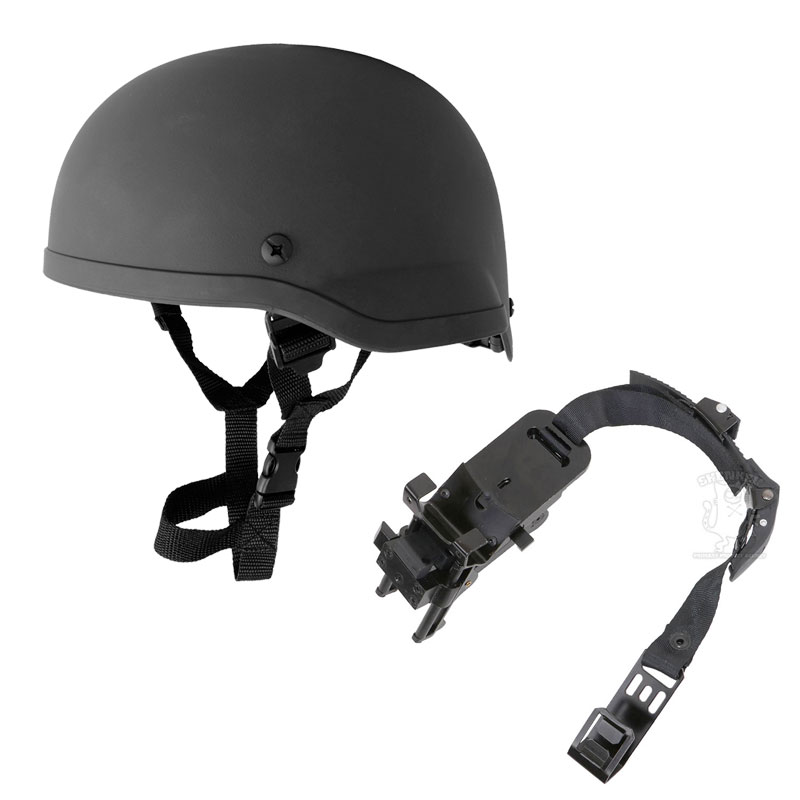 【楽天市場】SHENKEL シェンケル MICH2002タイプ 4点式あご紐ヘルメットBK ＆ NVG マウント ステーセット ミリタリー サバイバルゲーム サバゲー 装備 アメリカ軍 米軍 ...