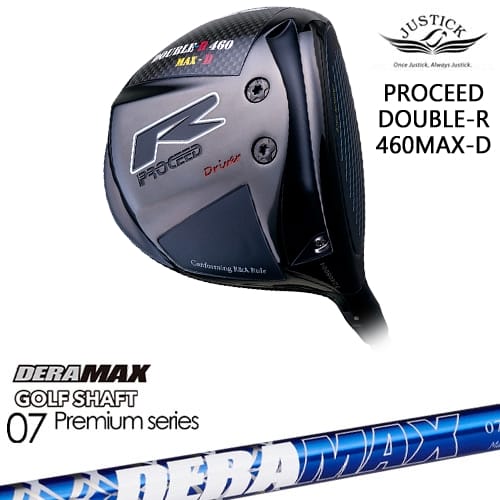 【楽天市場】PROCEED DOUBLE-R 460 MAX-D ドライバー[DW]ジャスティックJUSTICK DERA MAX GOLF SHAFT 青デラ 07D デラマックス：カスタム ...
