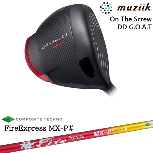 【楽天市場】【予約/5月発売予定】【OVDカスタム】On The Screw DD G.O.A.T ドライバー[DW]ムジークMUZIIK ...